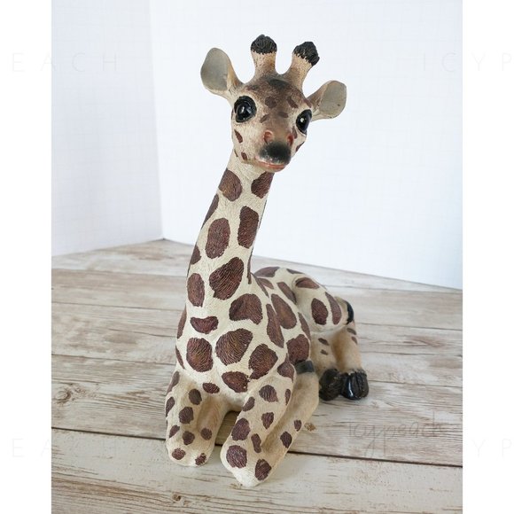 Accents | African Giraffe Figurine Resin Statue Hand Painted Decor ...